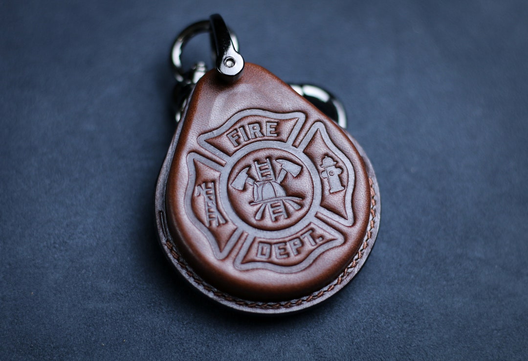 Harley Key Fob Cover With Firefighter Emblem Fat Boy 114 Road King 117 ...
