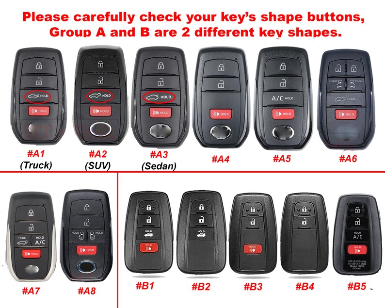 For 2022 2023 Toyotaa Tundra TRD Pro Key Fob Cover Tundra Edition Truck ...