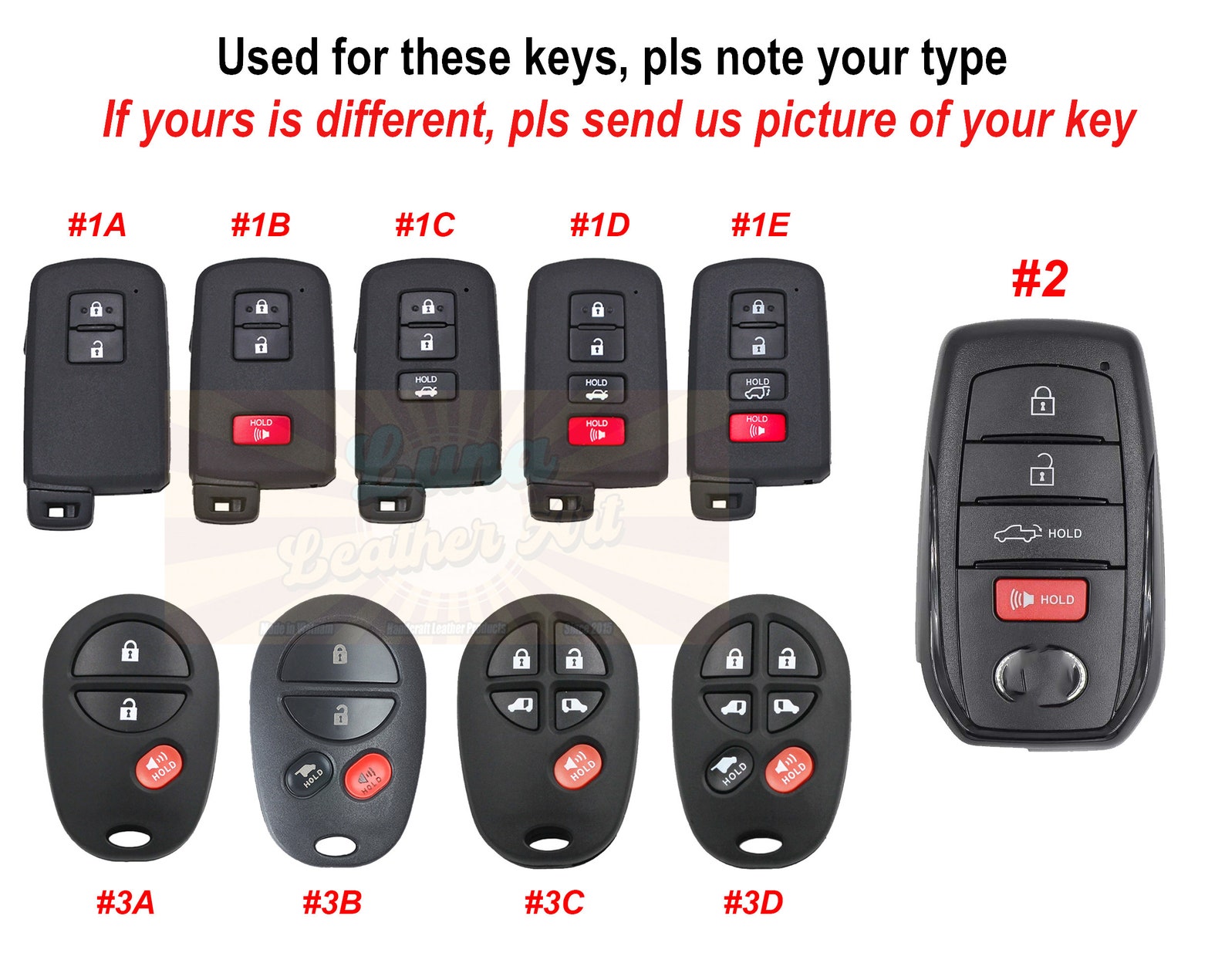 2023 Tacoma TRD Pro Leather Key Fob Cover Case 2023 Tacoma Trd 4x4 ...