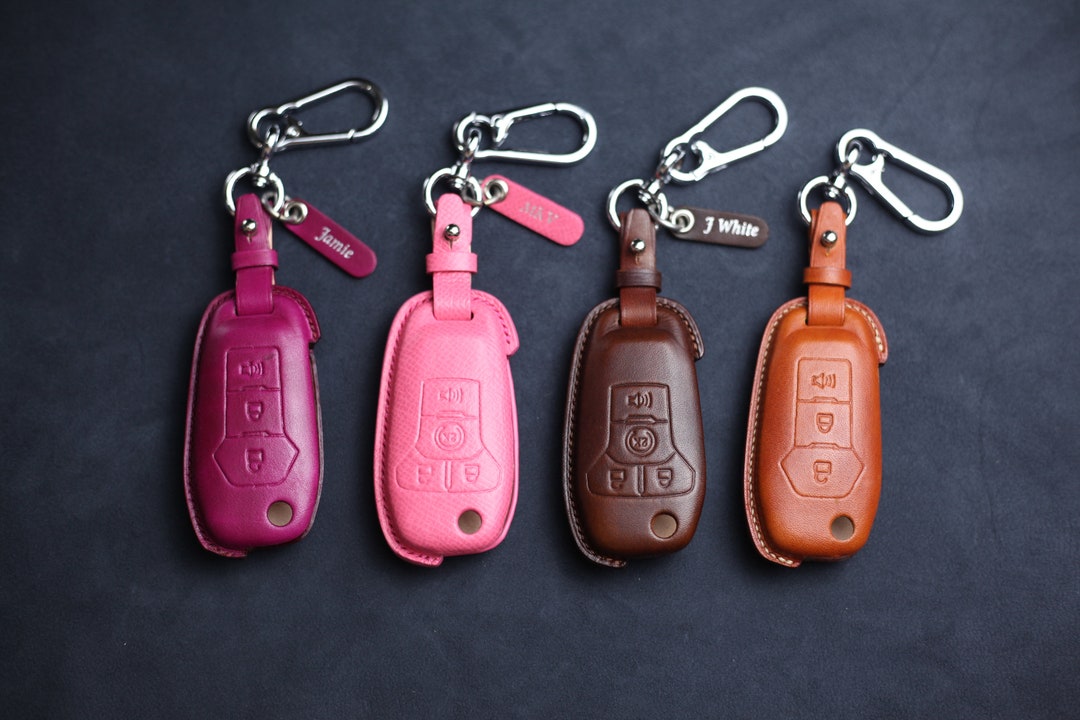 Cute Key Holster Leather Ranger Flip Key Fob Cover Case for Maverick ...