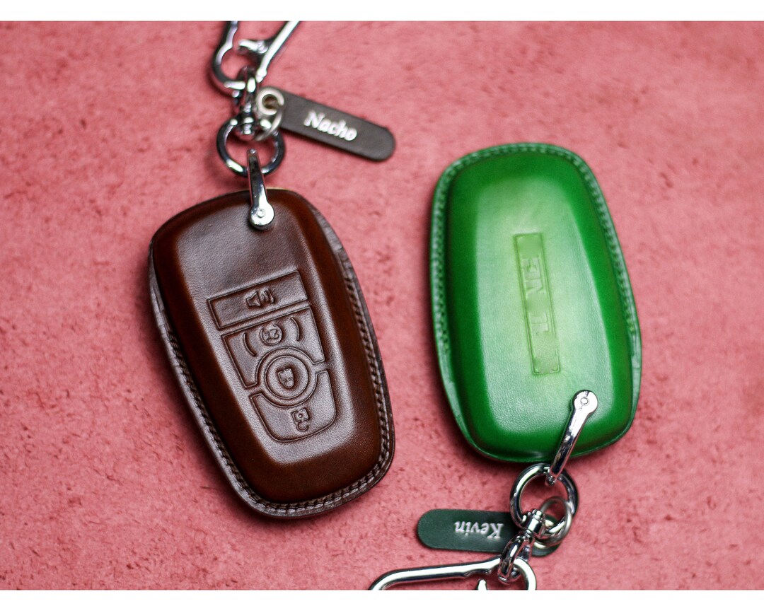 Leather Key Fob Cover for Bronco Raptor F150 F250 F350 Expedition 2020 ...