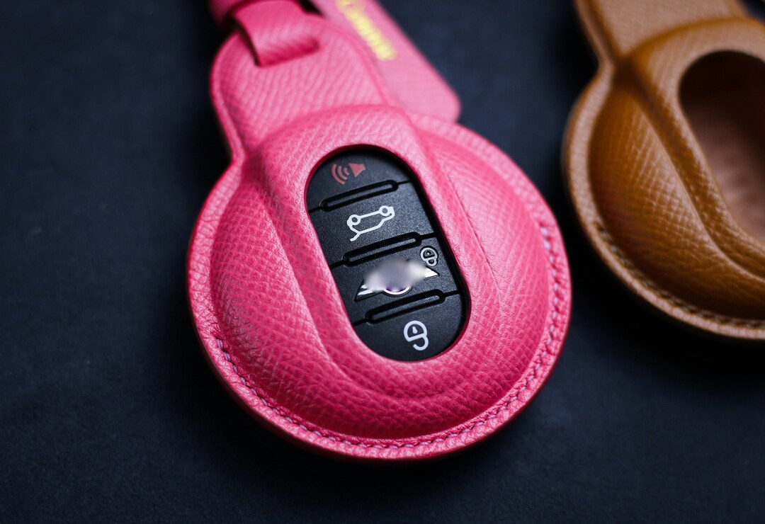 Pink Cute Key Cover for Mini Cooper F R S Key Fob Clubman 2021 Hardtop ...