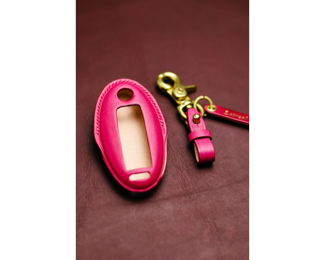Leather Key Fob Cover for Nissann Kicks Teana X-trail Rogue Maxima ...