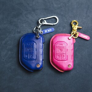 Leather Key Fob Cover for Wagoneer 2021 2022 2023 Dodgee Grand Cherokee ...