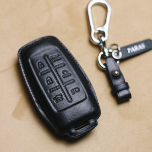 GENESIS Key Fob Cover 6 8 Buttons 2022 2021 Leather Key Fob Case ...