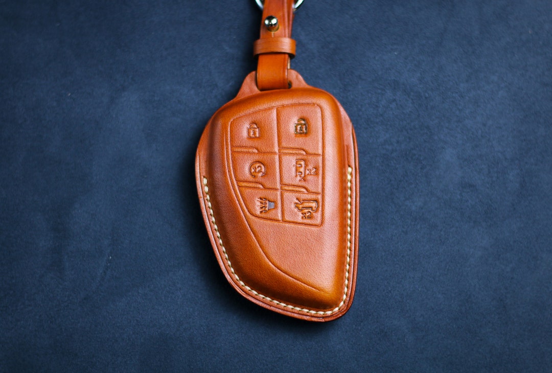 Leather Cover for 2024 Hummer Suv Truck Evs Key Fob Case Chevy ...