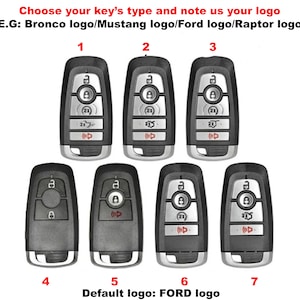 Leather Key Fob Cover for Bronco Raptor F150 F250 F350 Expedition 2020 ...