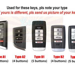For Acura 2023 2022 2021 Key Fob Cover Case Leather Acura Integra Mdx ...