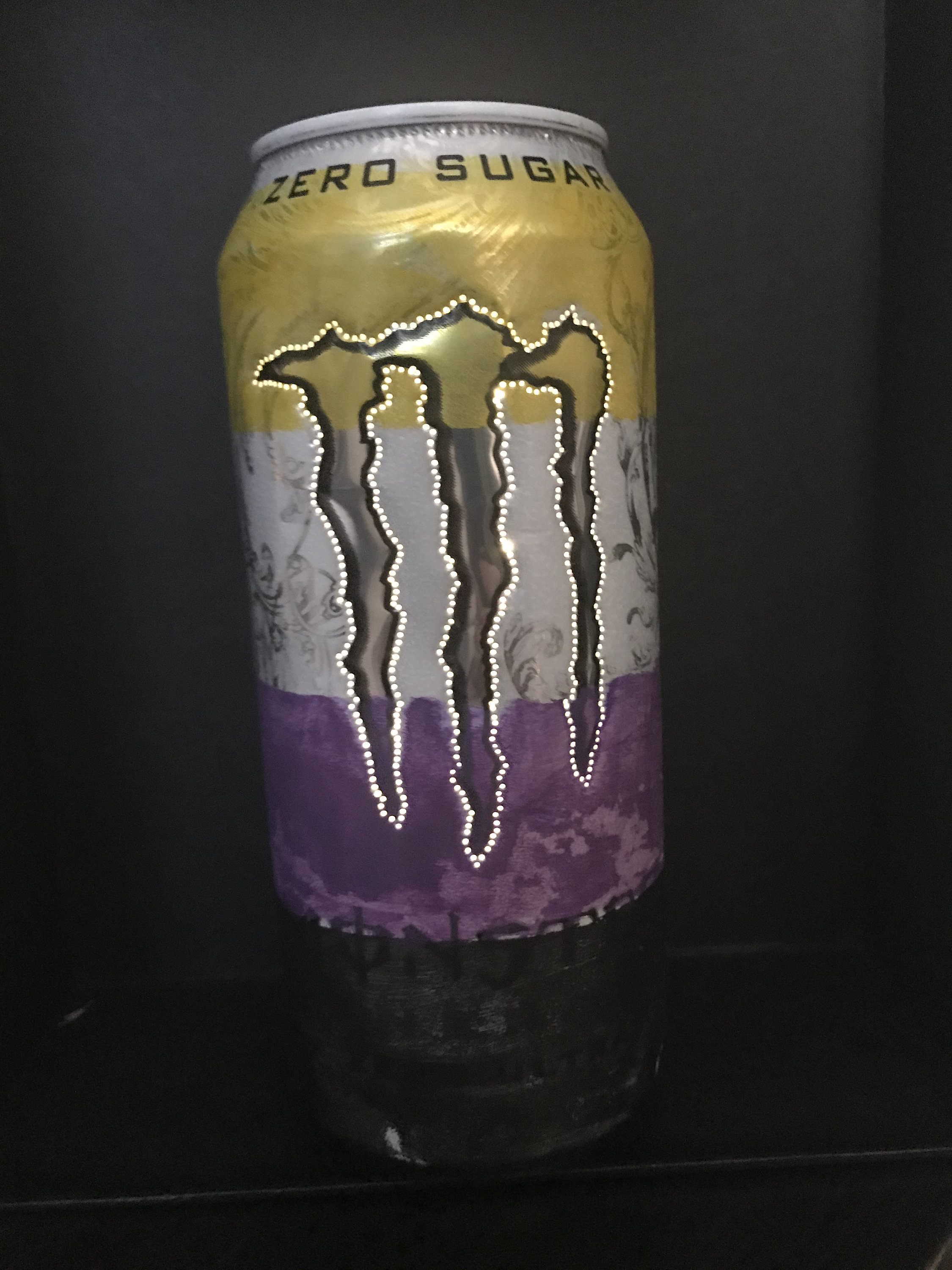 Nonbinary Pride Monster Light | Etsy