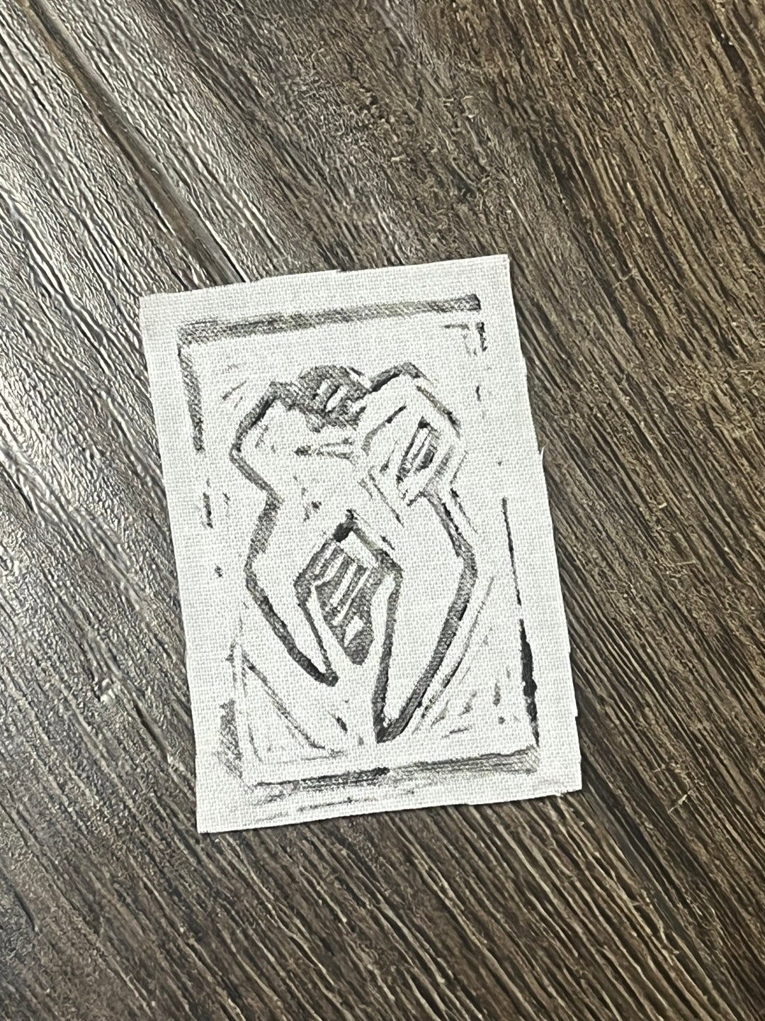 Tooth Linocut Patch - Etsy