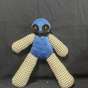 Medium Handmade Plushie Stuffed Animal Blue - Etsy