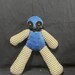 Medium Handmade Plushie Stuffed Animal Blue - Etsy