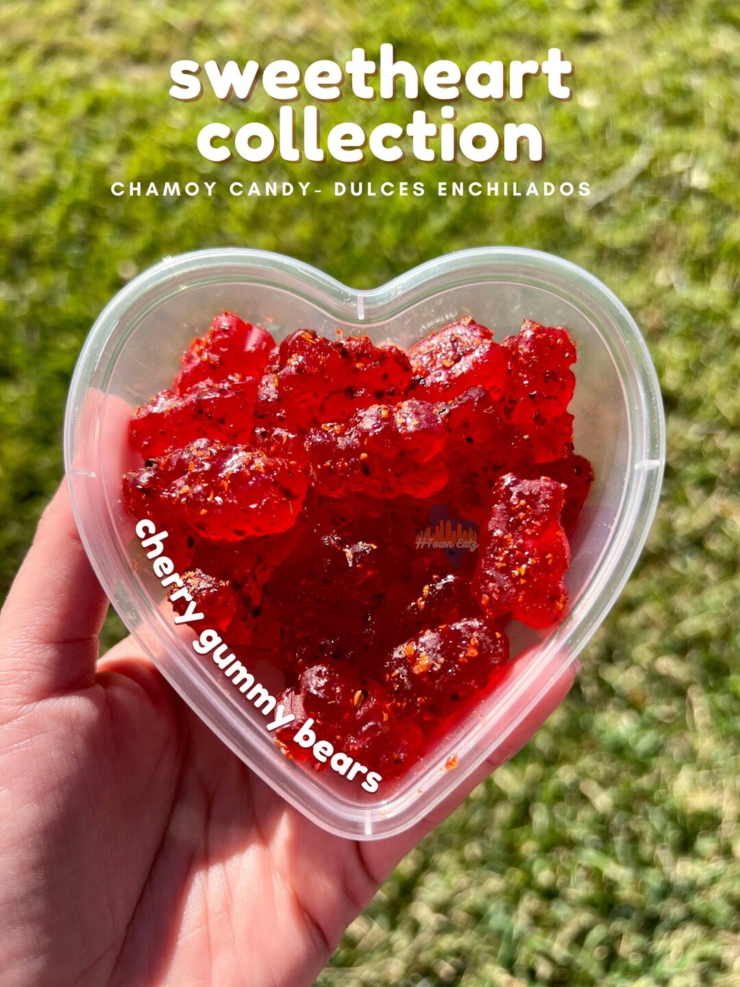 Cherry Gummy Bear Chamoy Candy Mexican Chili Candy Chamoy Covered Candy ...