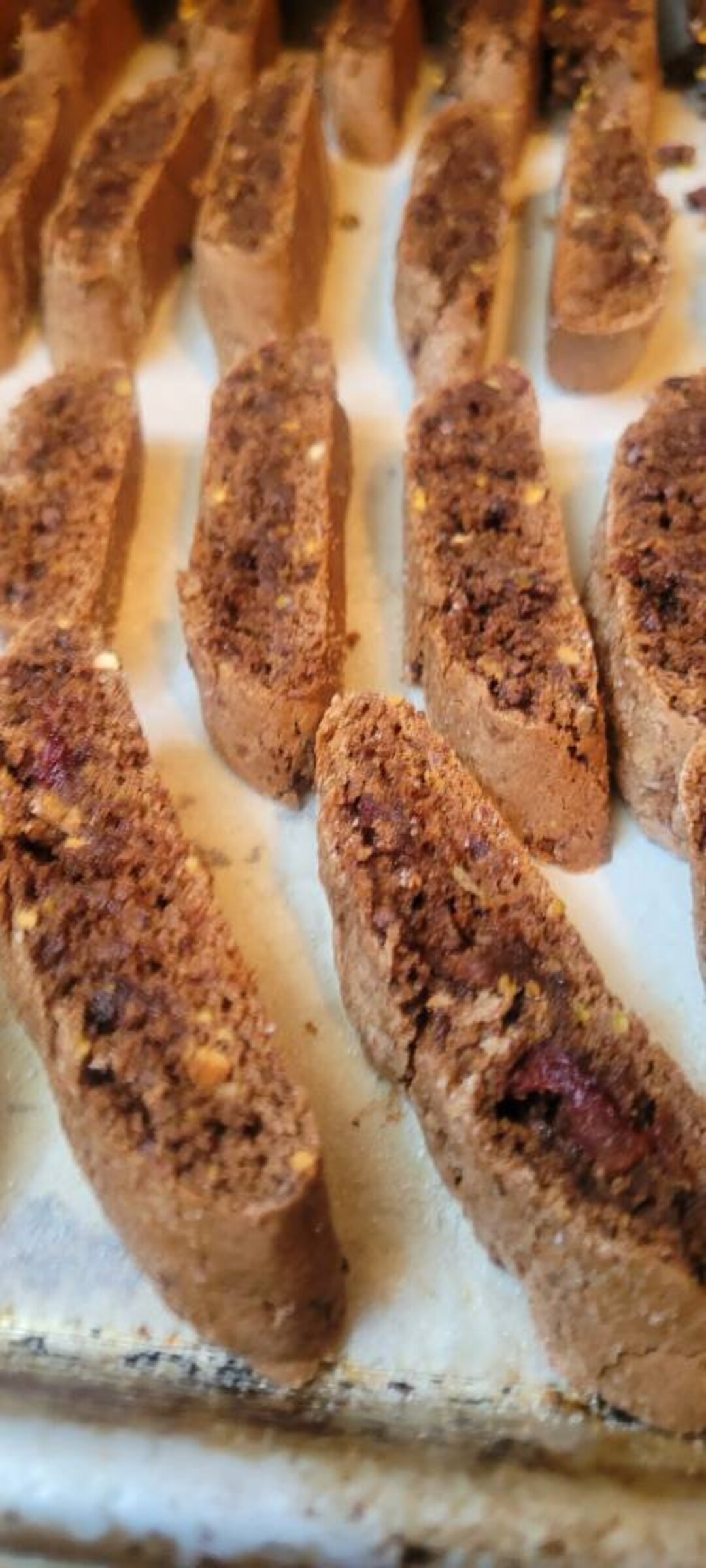 Chocolate Cherry Pistachio Biscotti - Etsy