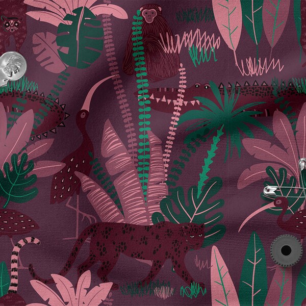 Jungle Fabric - Etsy