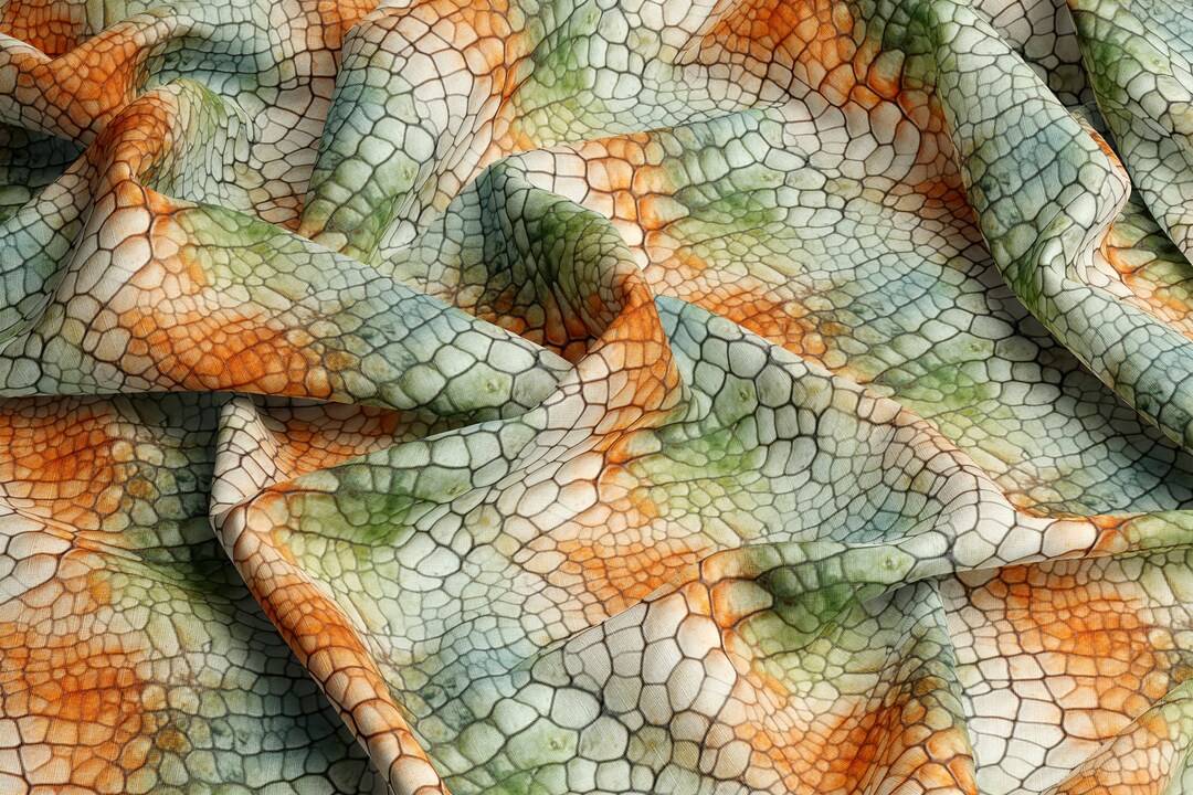 Patterns VISCOSE Fabric 100%, Eco-print, Printed Viscose Fabric ...
