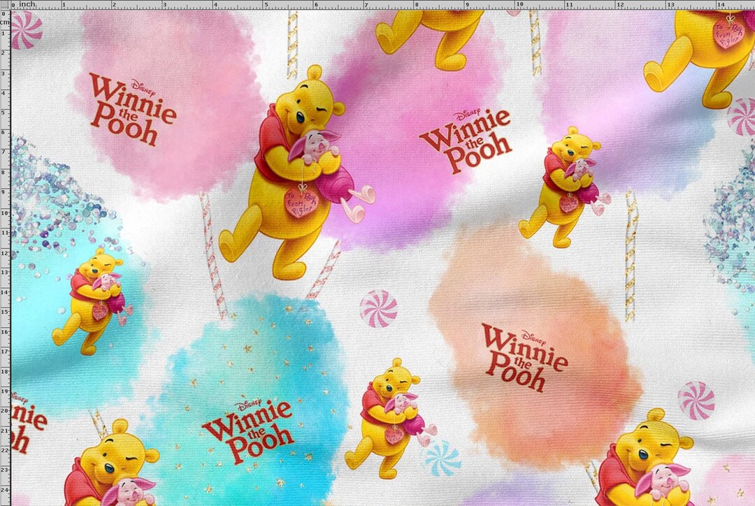 Classic Cartoon Cotton 100%, Eco-print, Printed Cotton Fabric, Cartoon ...
