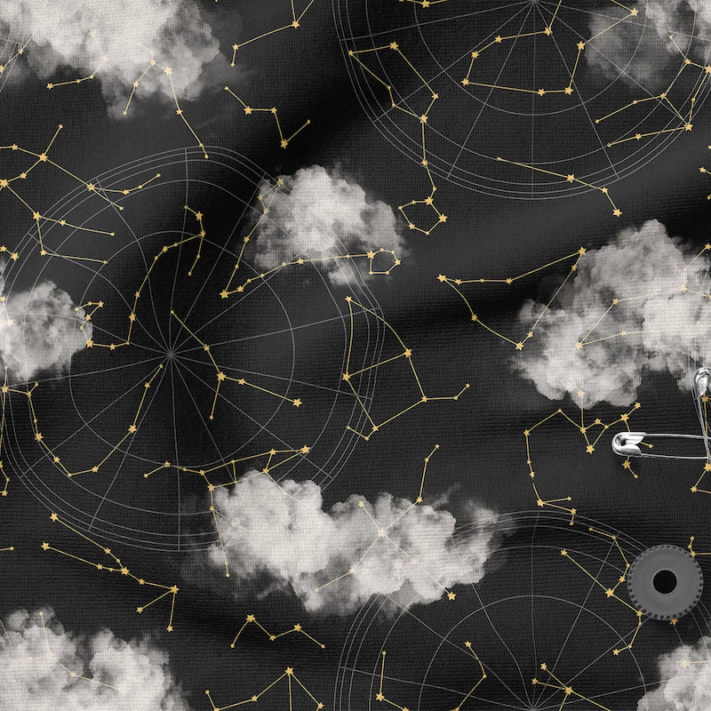 Constellation Fabric - Etsy