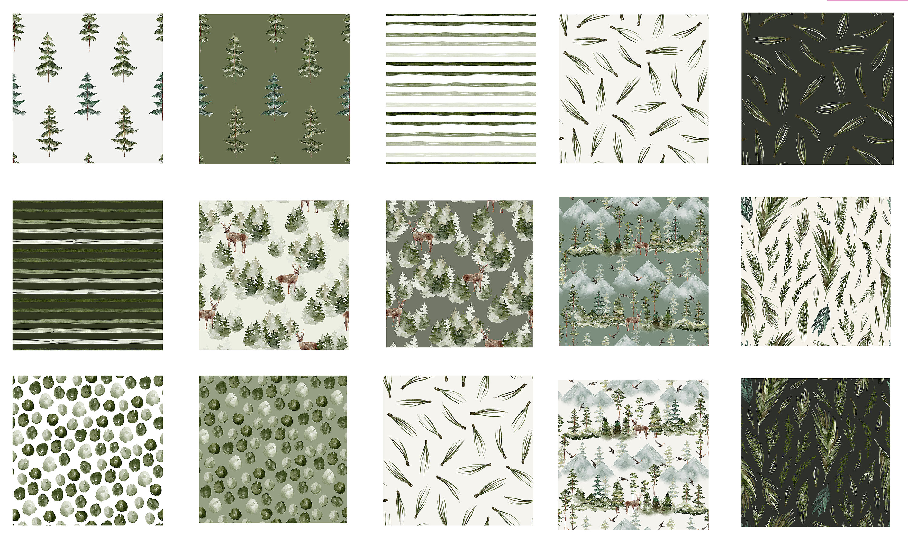 Forest Equilibrium Collection - Fat Quarter Bundle 15 Pc/bundle - Sold ...