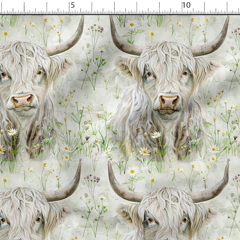 Highland Cow Fabric - Etsy