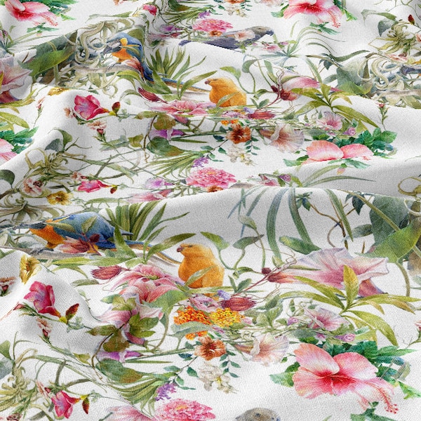 Printed Linen Fabric - Etsy