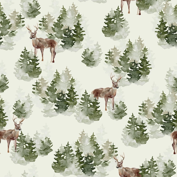 Forest Fabric - Etsy