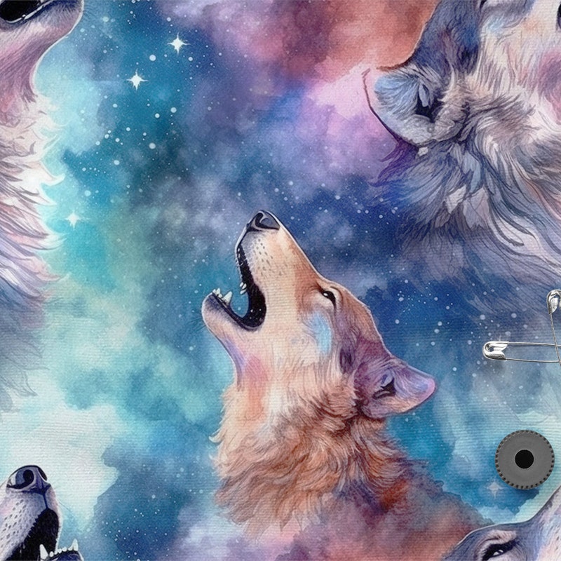 Wolf Fabric Panel - Etsy