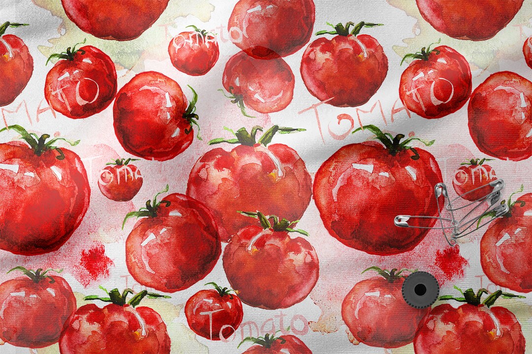 Tomato Cotton 100%, Eco-print, Printed Cotton Fabric, Tomato Fabric ...