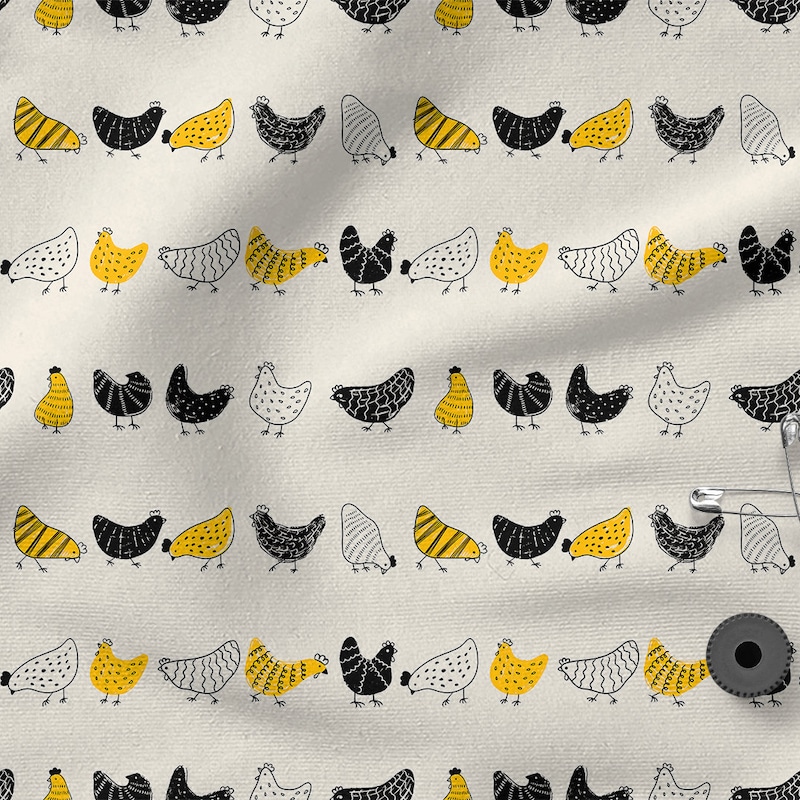 Chicken Fabric - Etsy