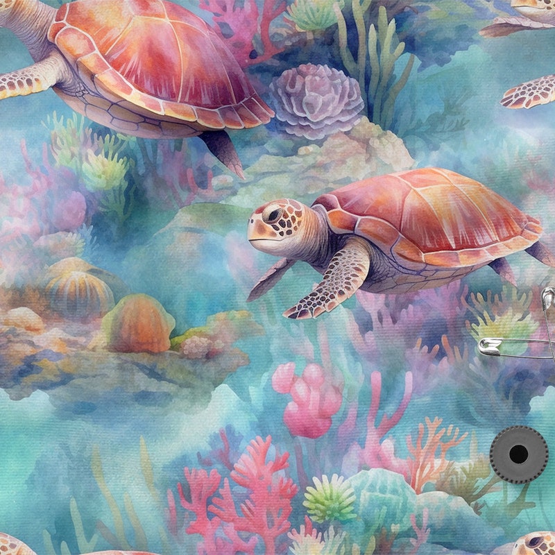 Turtle Fabric - Etsy