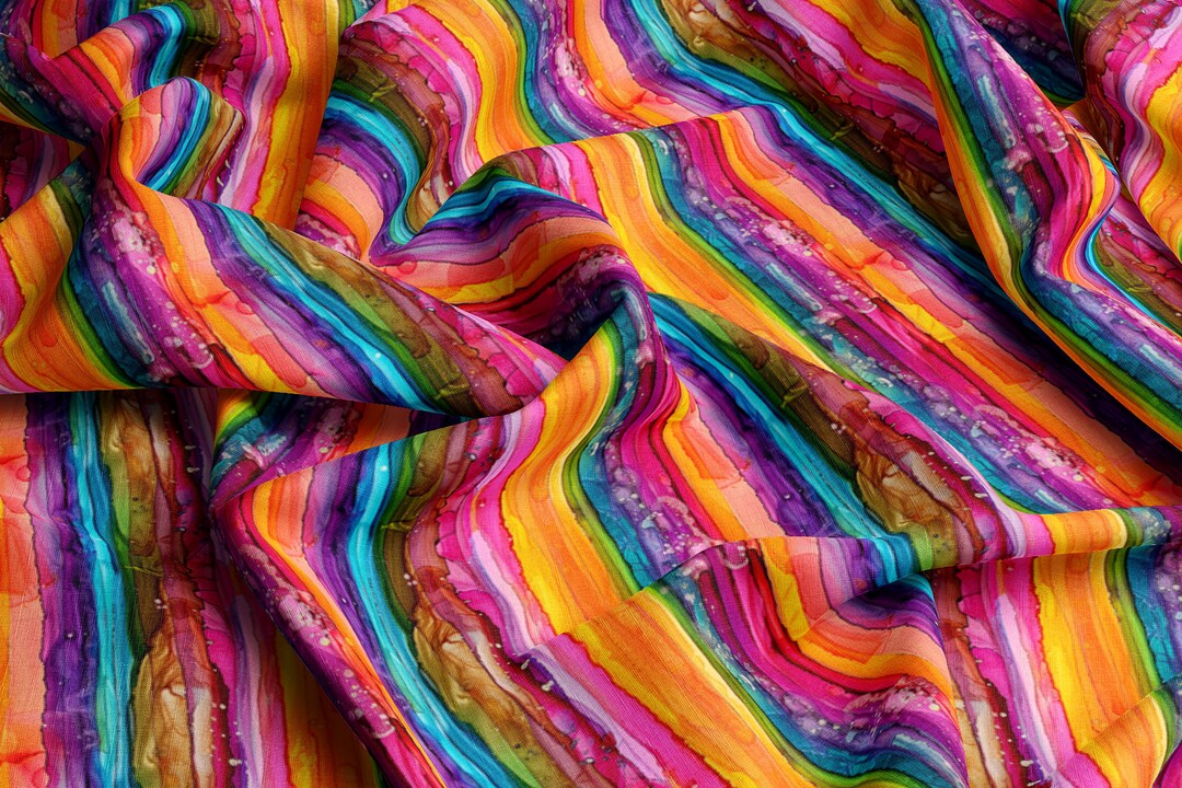 Patterns VISCOSE Fabric 100%, Eco-print, Printed Viscose Fabric ...