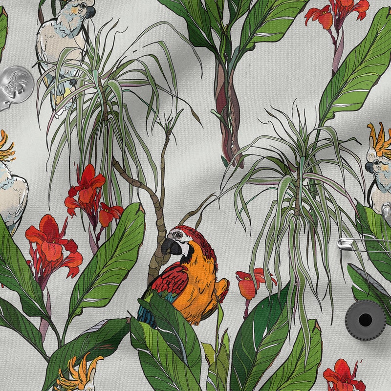 Botanical Fabric - Etsy