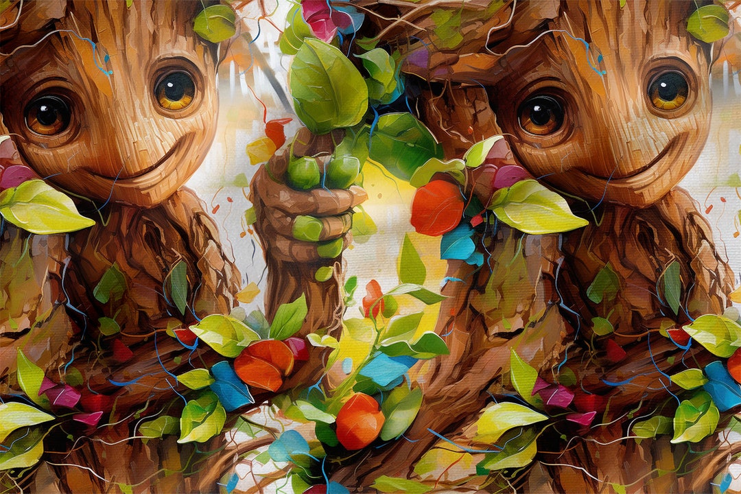 Groot Cotton 100%, Eco-print, Printed Cotton Fabric, Groot Fabric ...