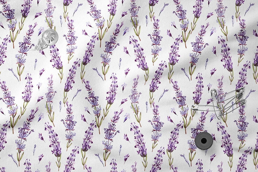 Lavender Cotton 100%, Eco-print, Printed Cotton Fabric, Width 150cm /60 ...