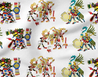 Aztec Print Cotton Fabric - Etsy