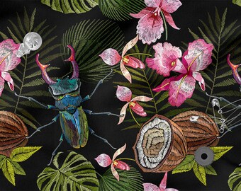 Exotic Print Fabric | Etsy