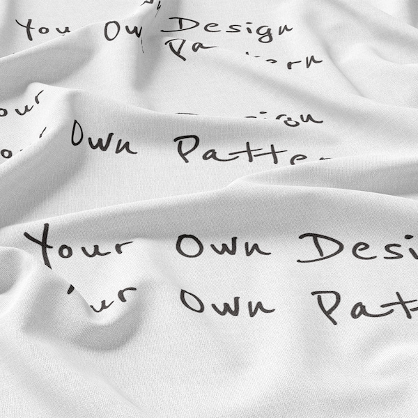 Text Print Fabric - Etsy