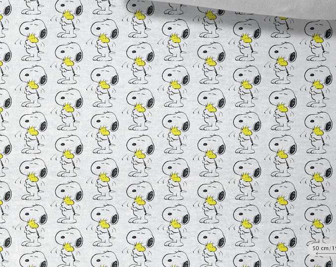 5023 Snoopy 4-way Stretch Modal Elastic Jersey Knit Fabric 62 Inch ...