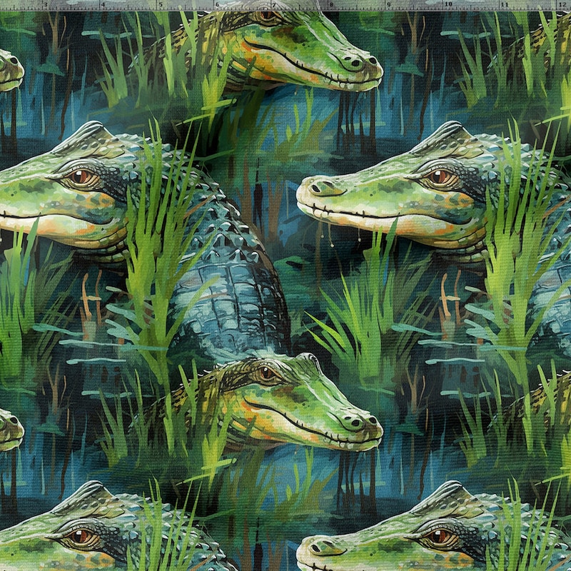 Alligator Fabric - Etsy