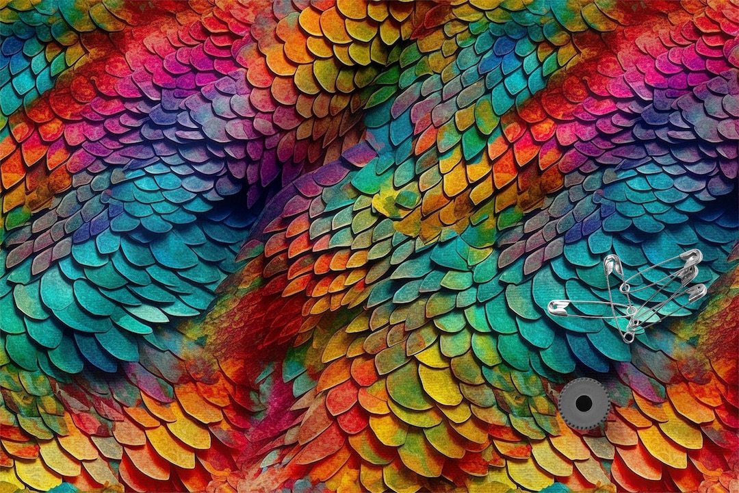 Dragon Skin Cotton 100%, Eco-print, Printed Cotton Dragon Skin Fabric ...