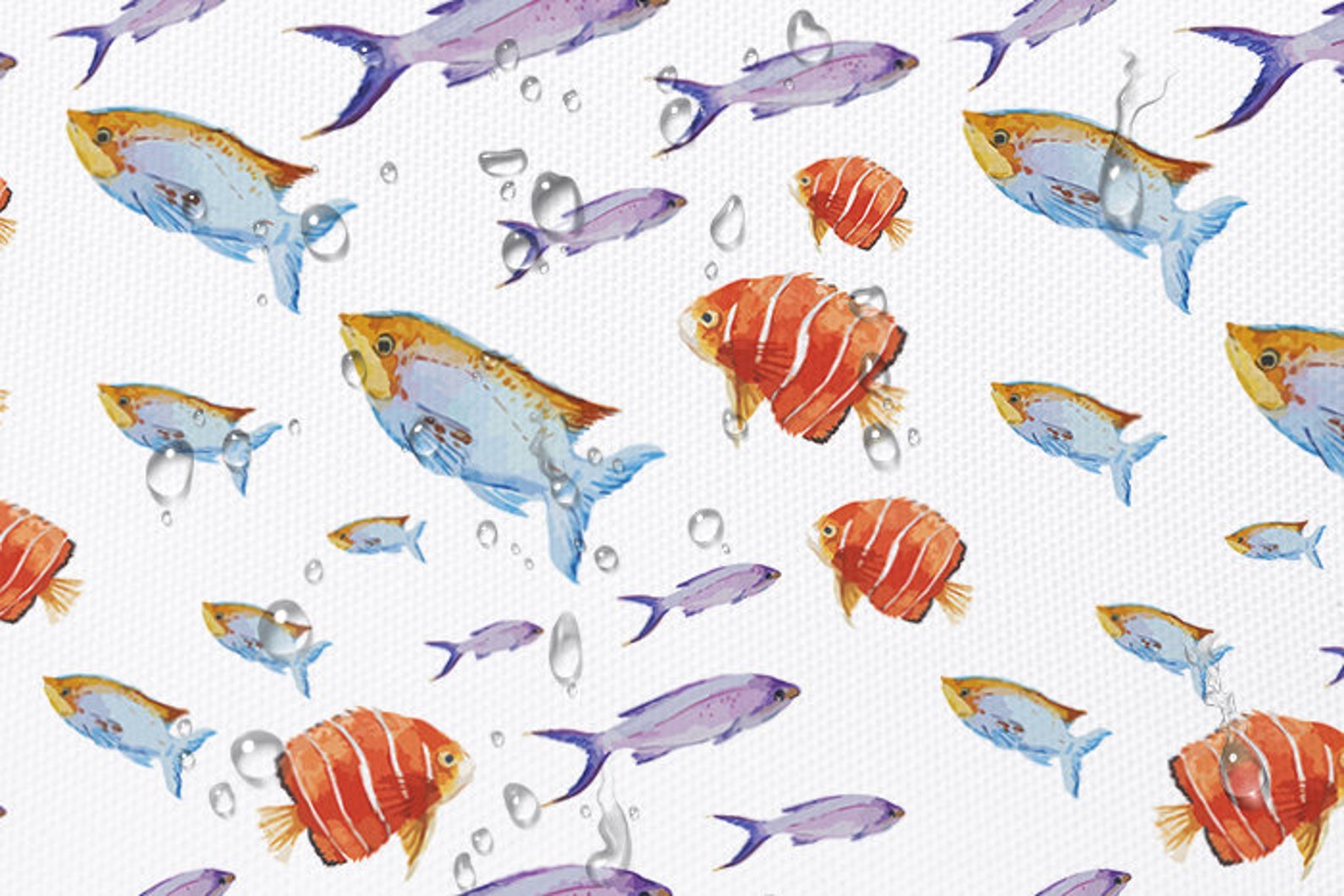 Waterproof Cordura Fabric, Fishes Fabric, PN-EN ISO, 600D Weave, 200g/m2, Width 150cm /60 ...