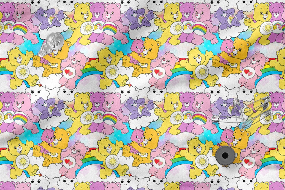 Classic Cartoon Cotton 100%, Eco-print, Printed Cotton Fabric, Cartoon ...