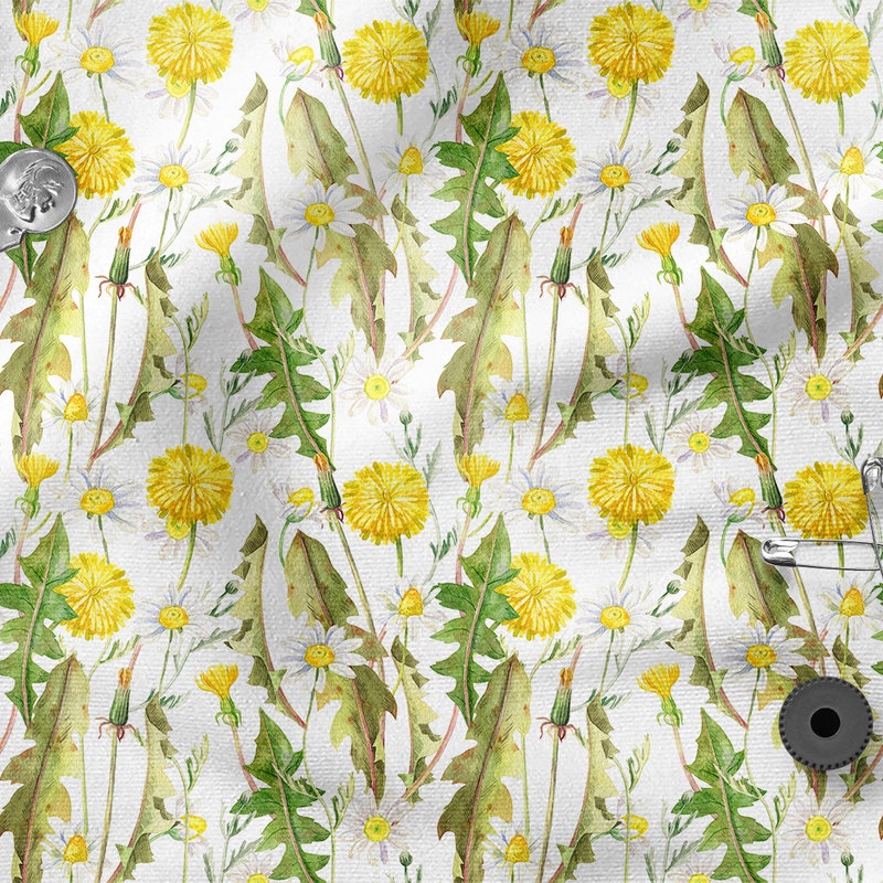 Dandelion Fabric - Etsy