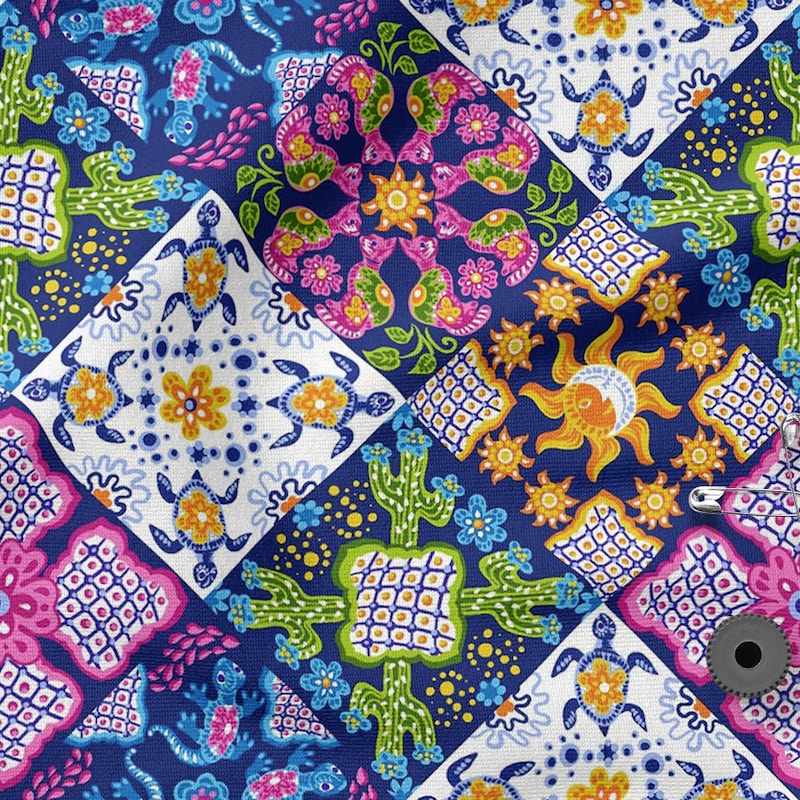 Patchwork Fabric - Etsy