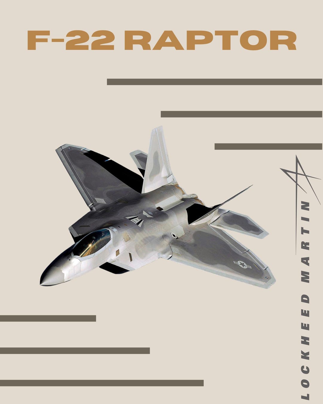 F-22 Fighter Jet Print - Etsy