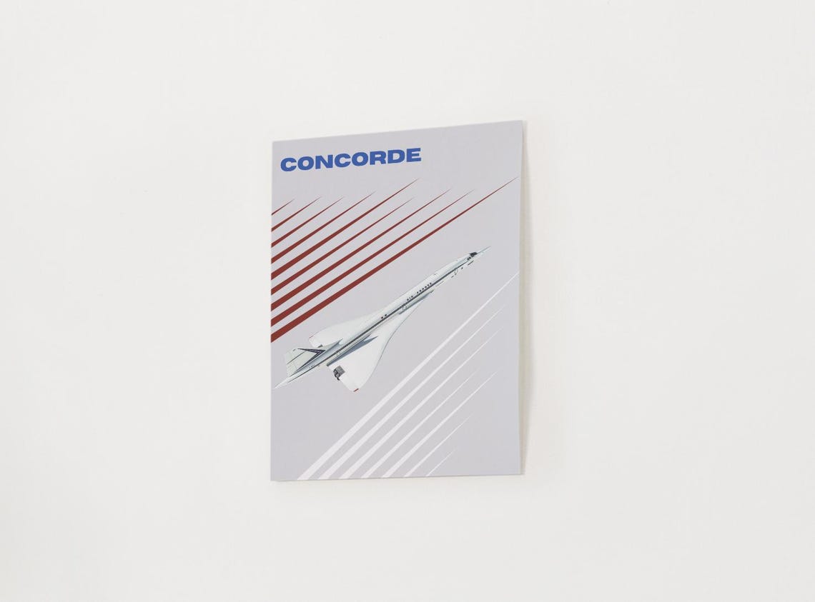 Concorde Aviation Print - Etsy