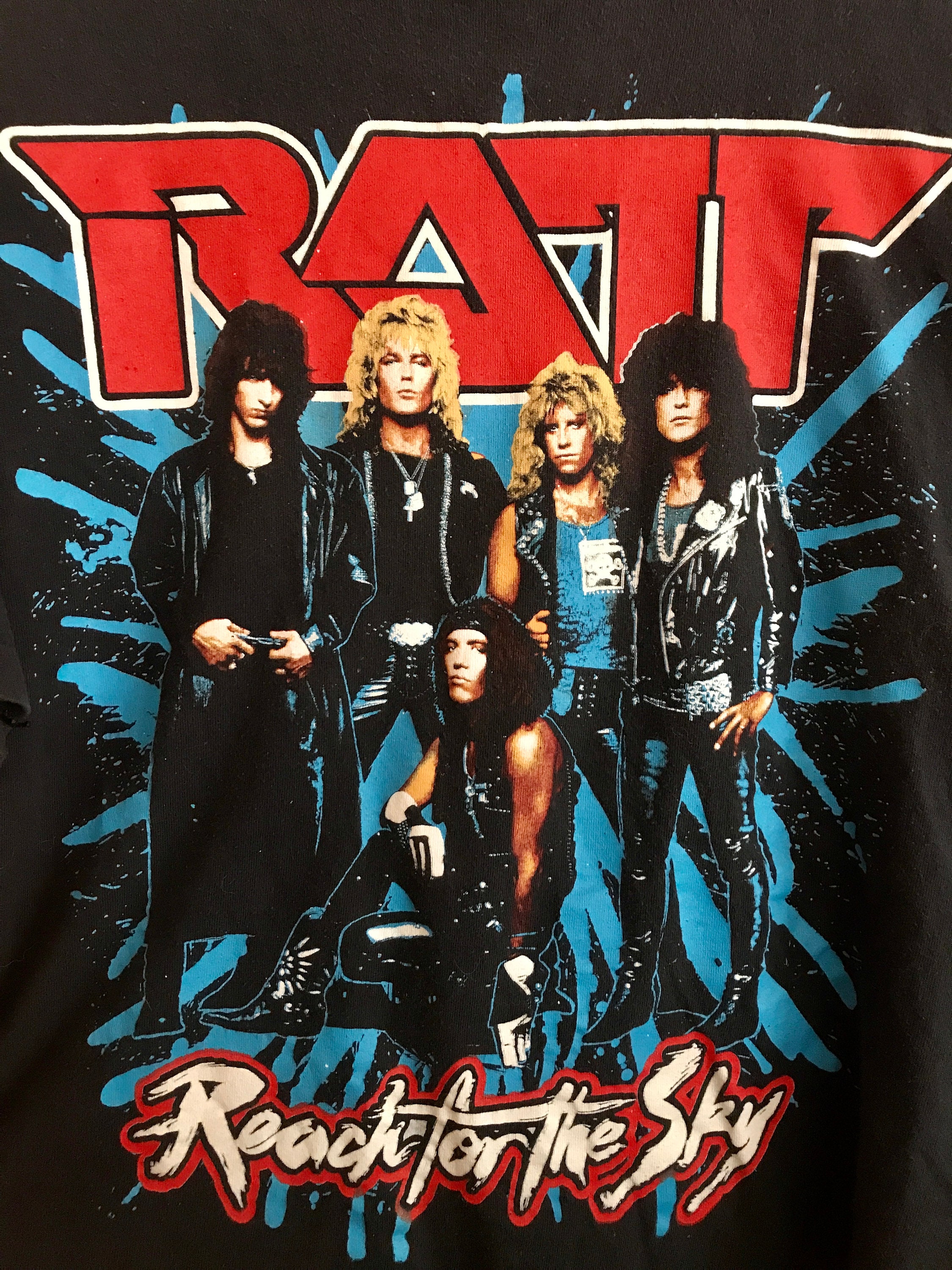 1989 RATT WORLD TOUR Reach for the Sky City to City T-shirt - Etsy