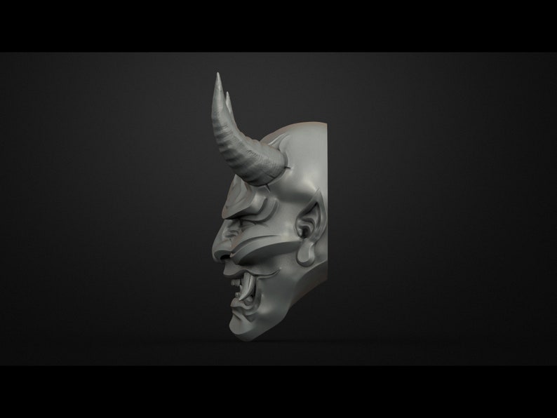 Traditional Japanese Hannya Mask Magnet Oni Masksamurai Mask - Etsy