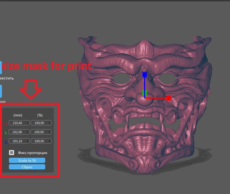 Japanese Hannya Mask Oni Demon Samurai Mask STL file for 3D - Etsy México