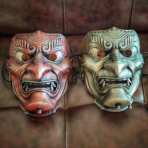 Samurai Mempo Full Face Mask 2 - Etsy